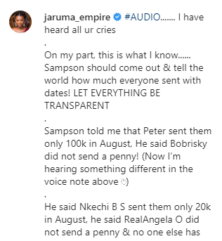BBNaija: Jaruma, Nkechi Blessing Sunday and Uche Elendu calls out Tacha ...
