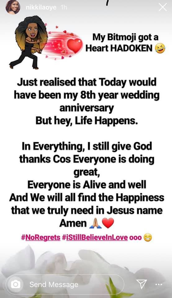 Today would have been my 8th wedding anniversary, but life happened ...