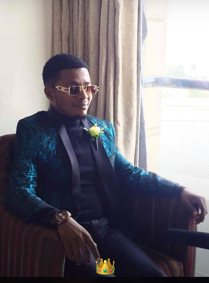 Photos from actor Samuel Ajibola 'Spiff' and Sandra's white wedding