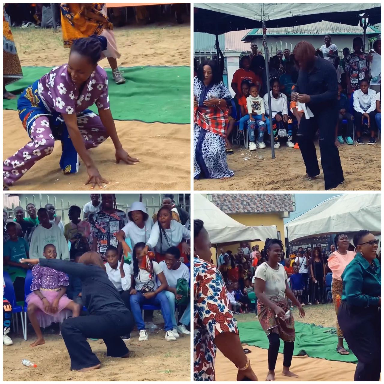 Parents show their dancing skills after their children’s school ...