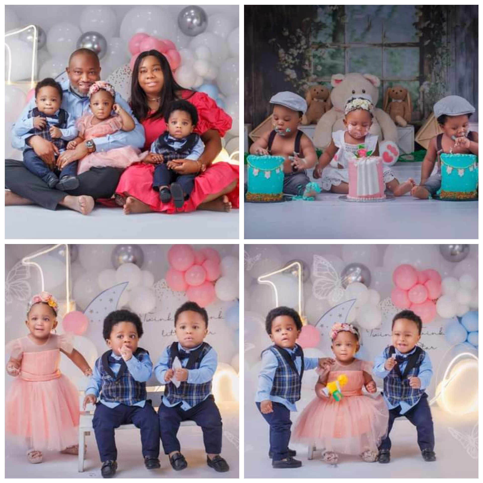 Nigerian couple welcomes triplets after 12 years of waiting