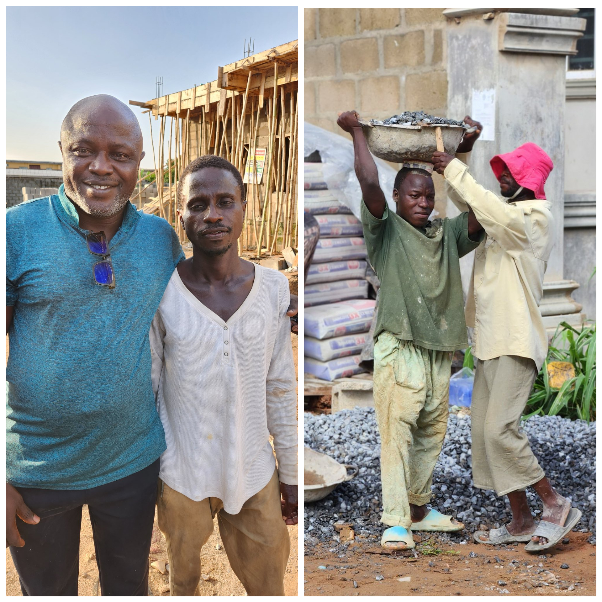 Man shares photos of an unemployed Nigerian graduate doing menial job ...